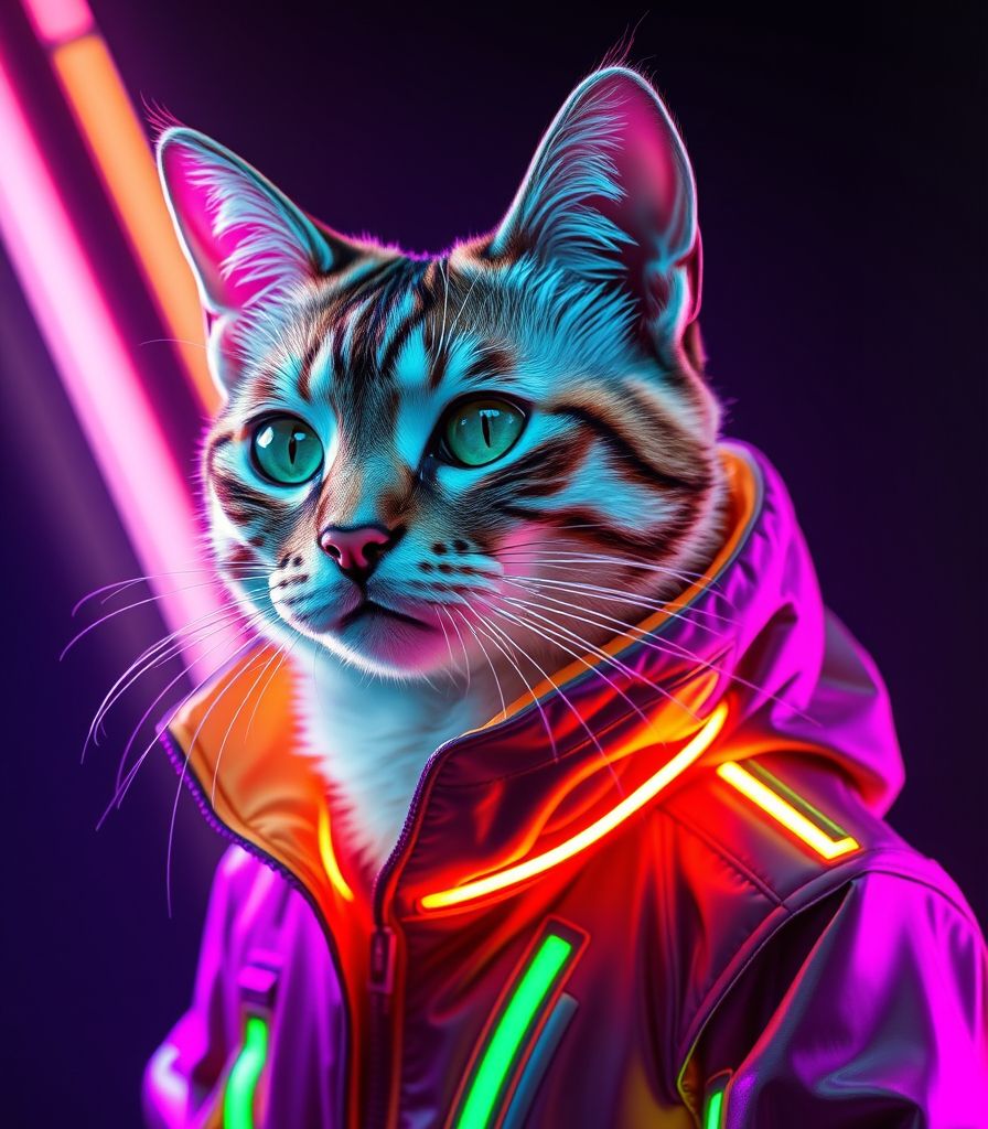 Neon Lighting Portrait | Mage