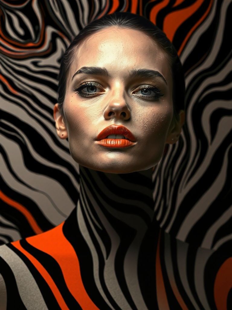 Mage | Zebra Flow Aesthetic Wallpaper