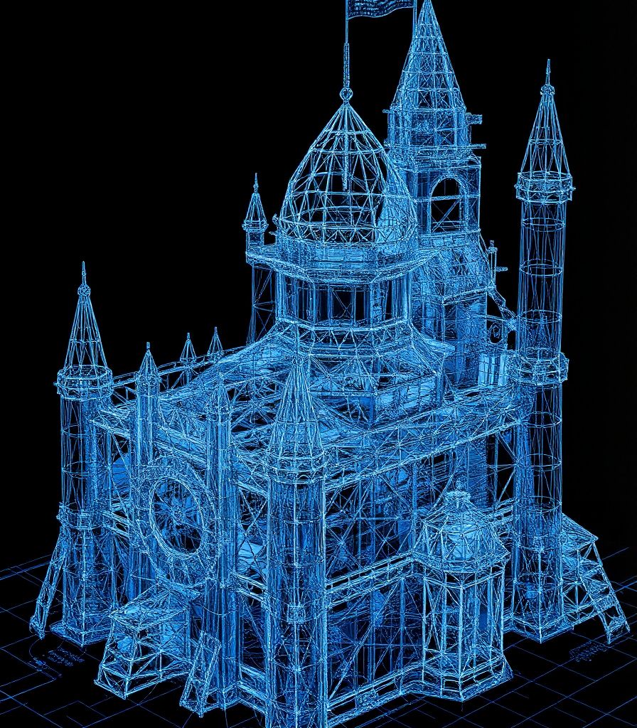 Glowing Wireframe | Mage