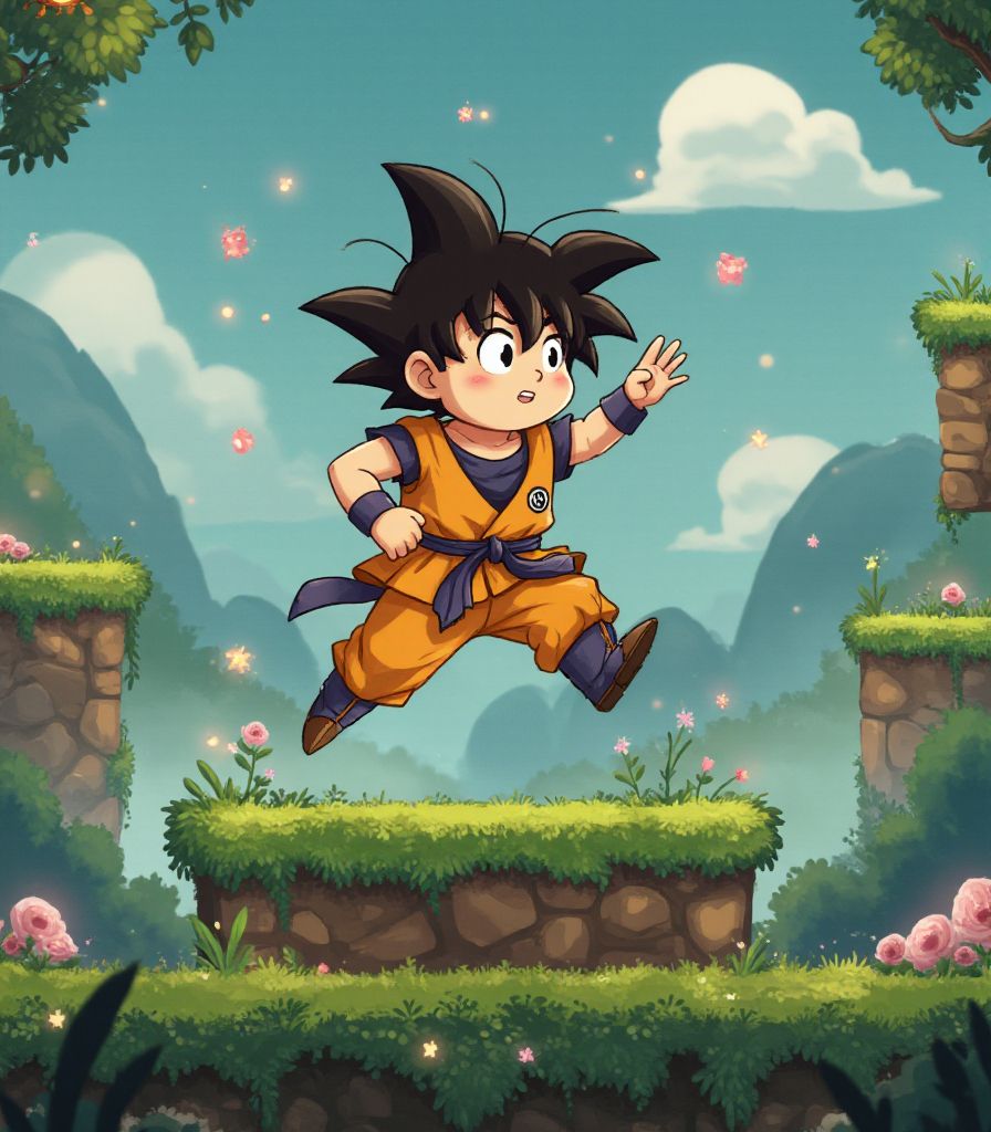 Whimsical Platformer Game Style | Mage